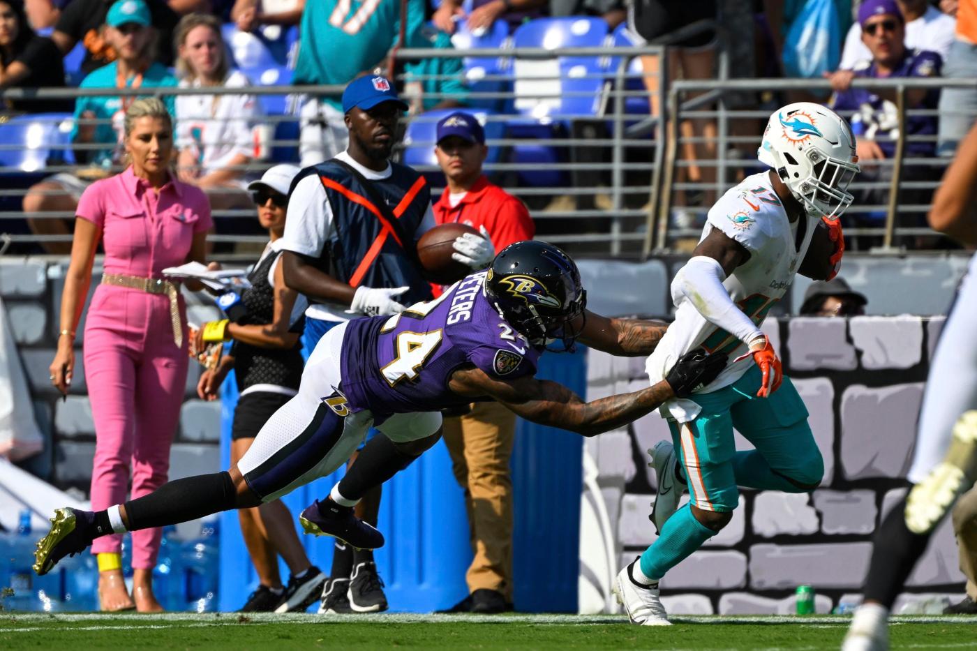 Ravens snap-count analysis: CB Marcus Peters rejoins secondary on ugly ...