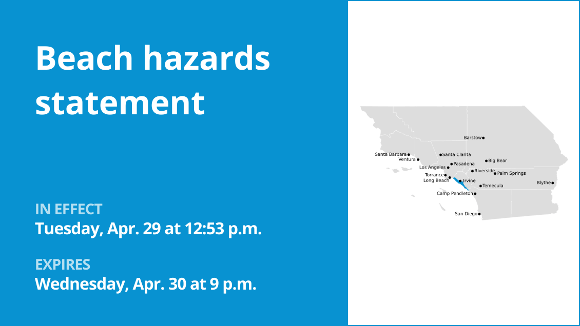 Update: Beach hazards statement issued for Orange County Coast until ...